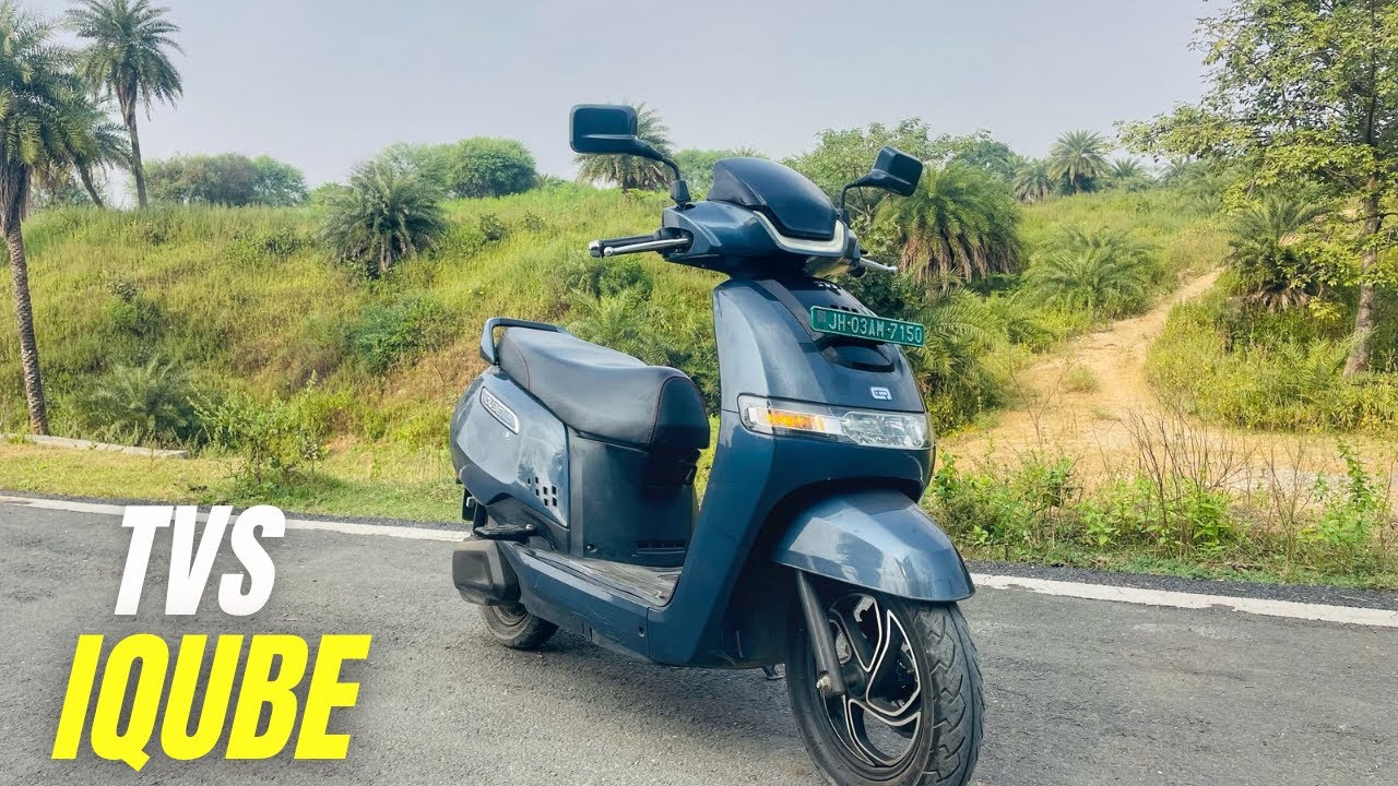 TVS iQube S Electric Scooty with Impressive Features 3.4Kwh Detailed Review|TVS iQube S - YouTube