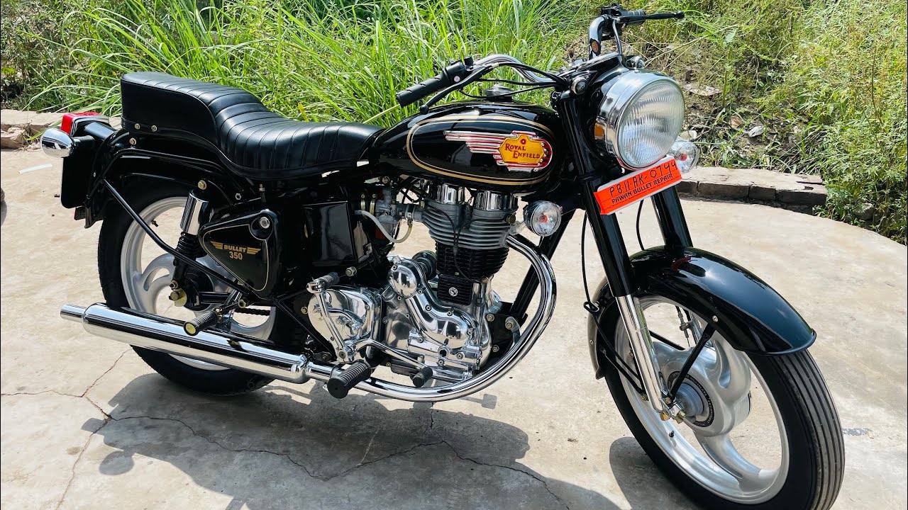 Old Bullet | Restoration | 2008 Model Standard | Pawan Bullet Ambala ...