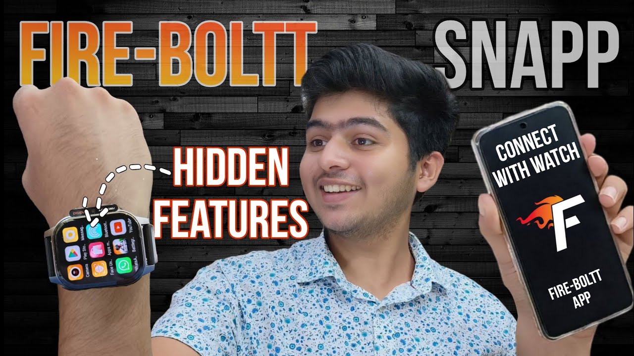 Fire Boltt Snapp 4G Smartwatch Hidden Features | Connect Fire-Boltt ...