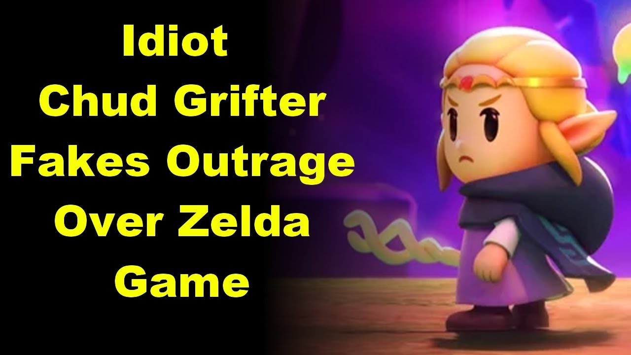 Idiot Chud Grifter Fakes Outrage Over Zelda Game - YouTube