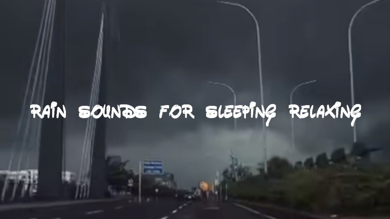 Rain sounds for sleeping relaxing | thunderstorm heavy rain ⚡⛈ sounds ...