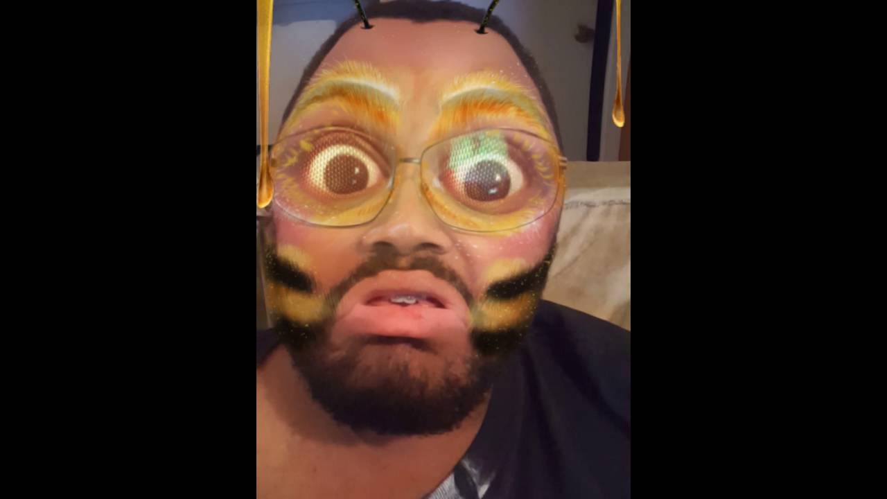 SNAPCHAT BEE FILTER - YouTube