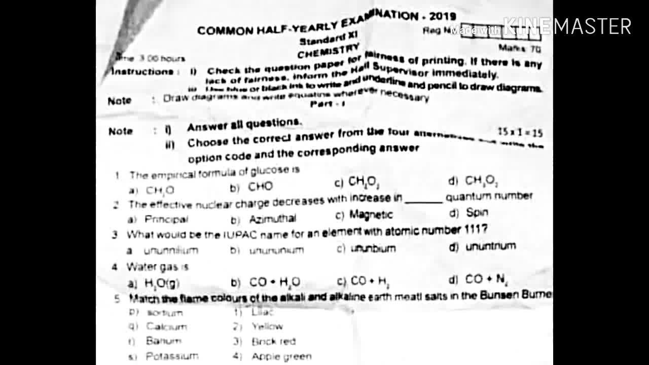11th Halfyearly Chemistry Question Paper 2019 20 YouTube 11th-halfyearly-chemistry-question-paper-2019-20-youtube