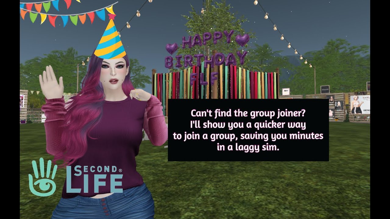 Second Life Lessons: How to Join a Group without a Group Joiner - YouTube