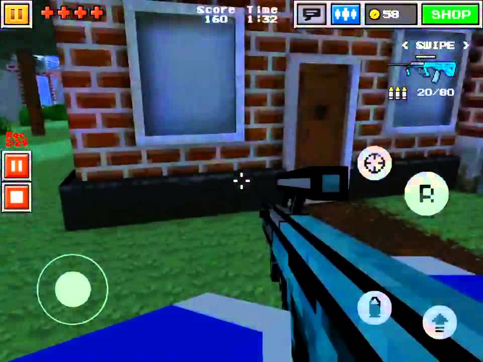 Pixel gun 3D earn money easily and get out of the wall in deadly arena ...