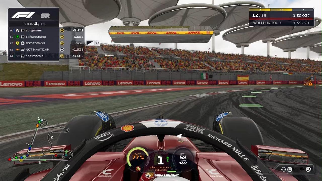 F1F | Chine sprint + course principal - YouTube