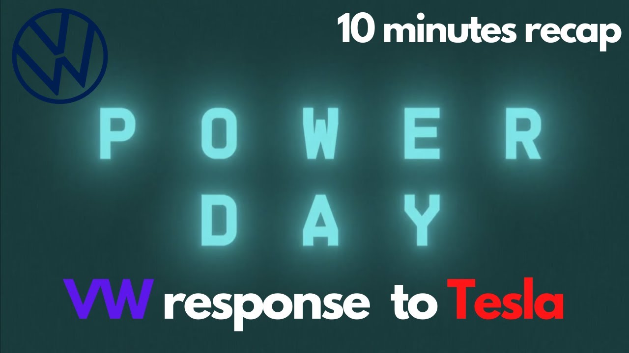 VW Power Day in 10 minutes - The response to Tesla Battery Day - YouTube