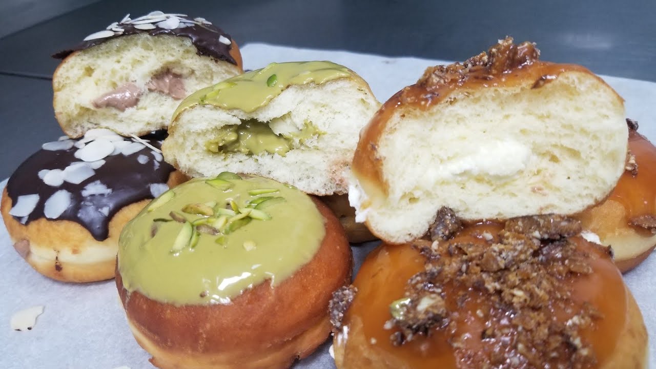 Filled DONUTS soft and fluffy || real doughnuts - YouTube