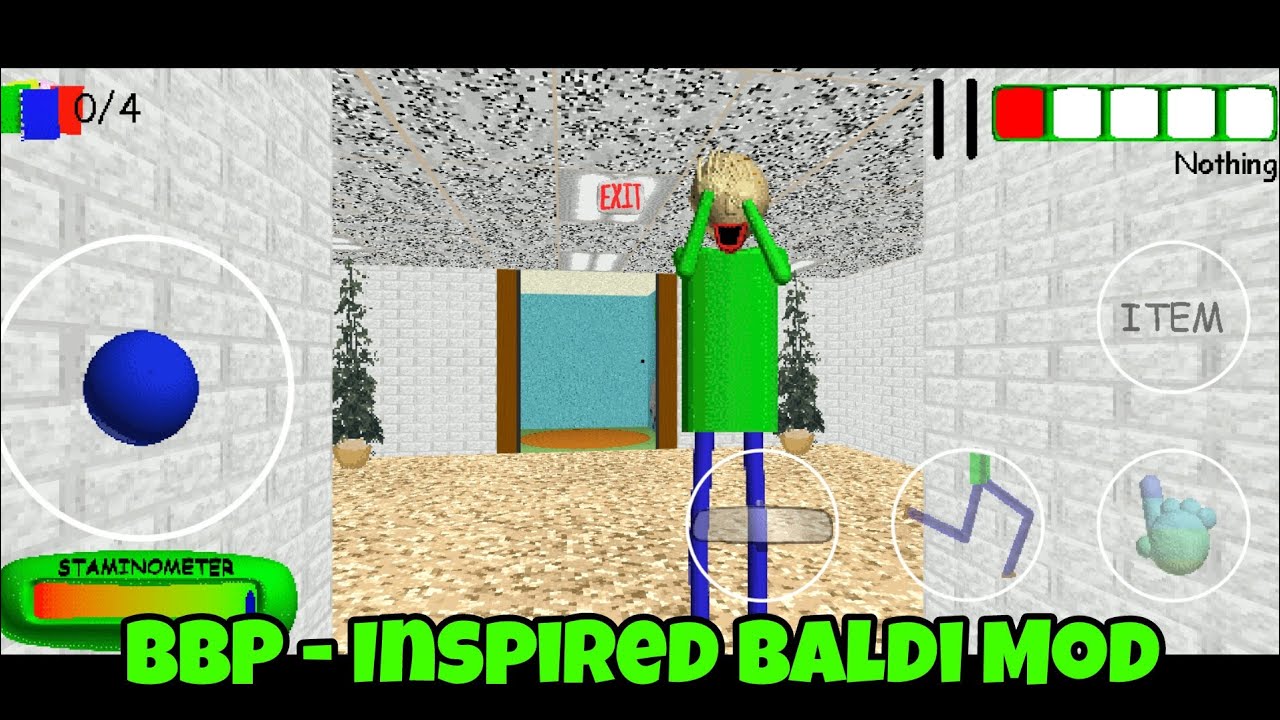 BBP - Inspired Baldi Mod Android Gameplay - Baldi's Basics Mod - YouTube