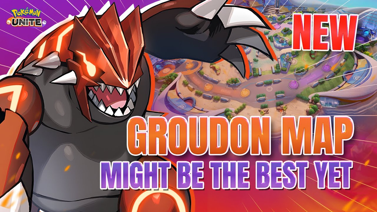 This New Groudon Map Might Be the BEST Yet in Pokémon Unite - YouTube