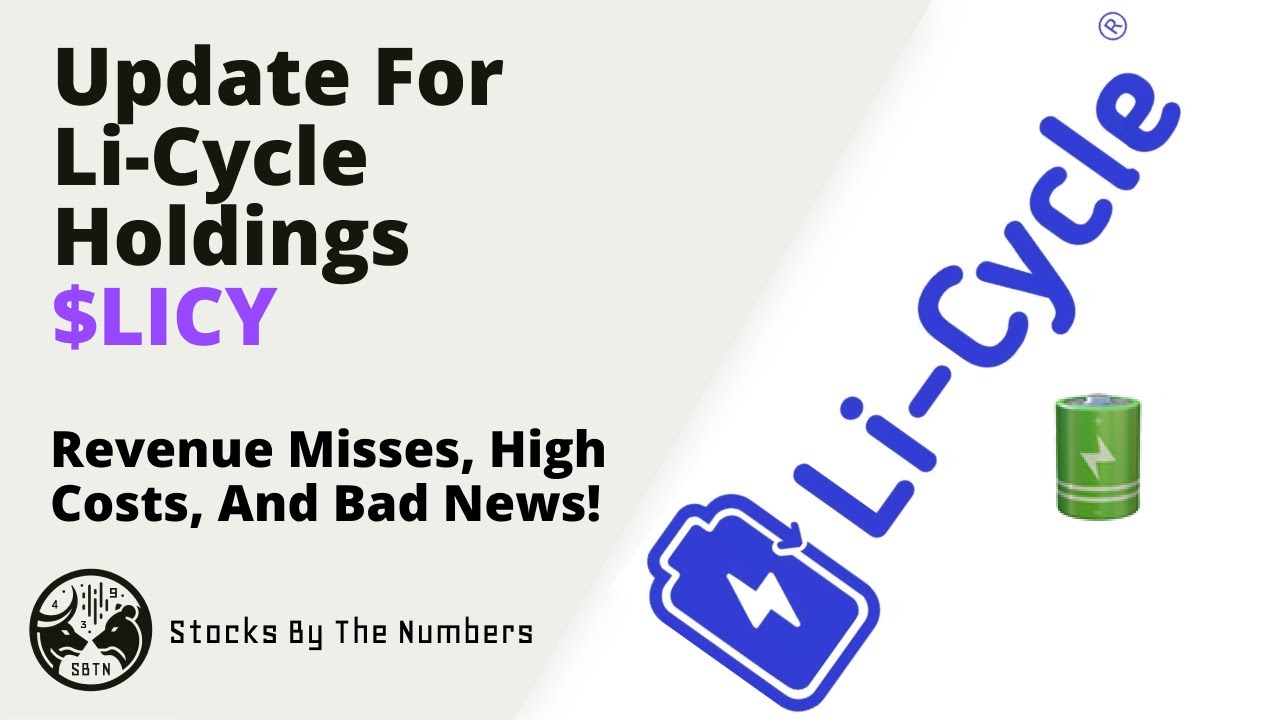 Update on Li-Cycle Holdings Corp stock ($LICY) After Some Disappointing ...