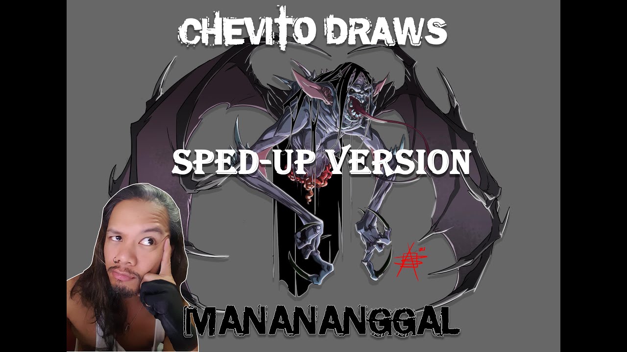 Drawing Things! (Filipino Mythical Creature) #1 MANANANGGAL - SPED-UP ...