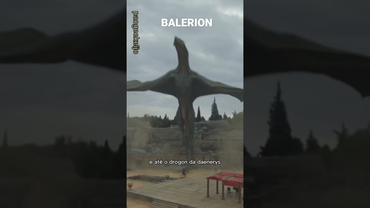 Balerion: o maior dragão que viveu em Westeros - YouTube