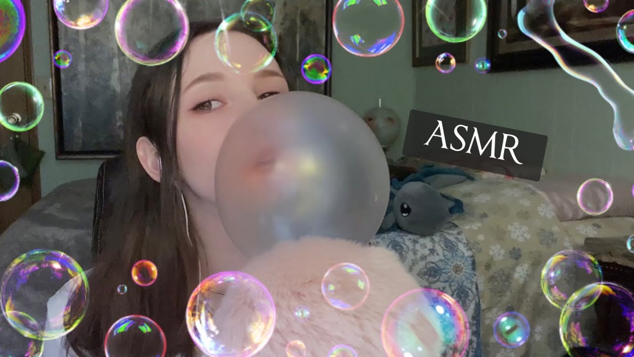 ASMR 🫧💥 Popping & Snapping Bubble Gum ┊No Talking, Mouth Sounds, Gum ...