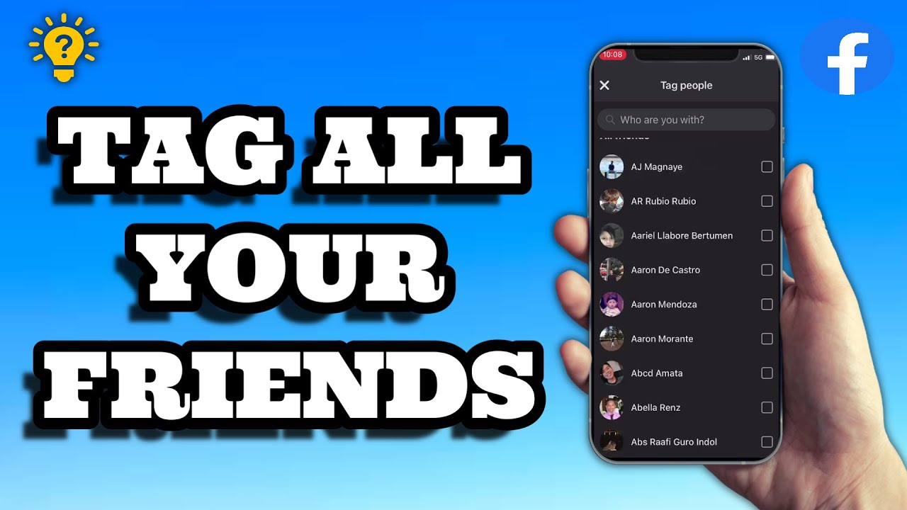 How To Tag All Your Friends In Facebook | Social Tech Insider - YouTube