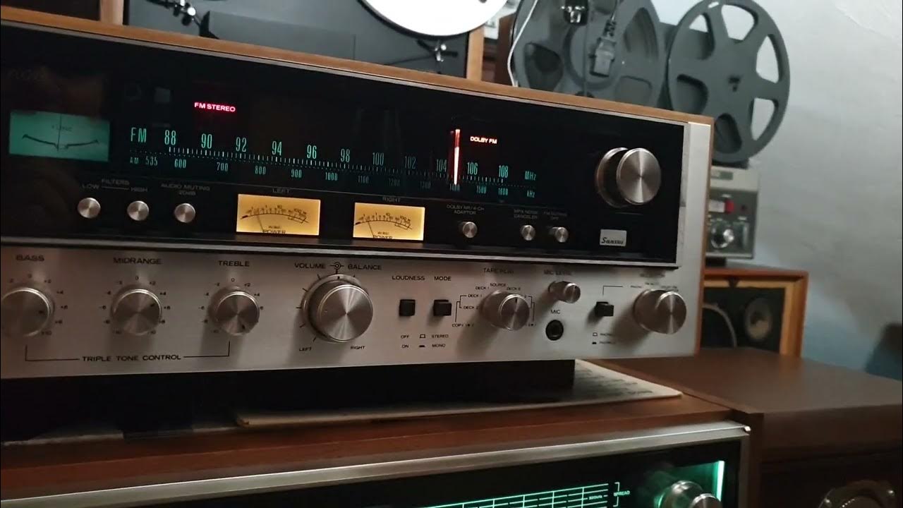 sansui 7070 FM test - YouTube