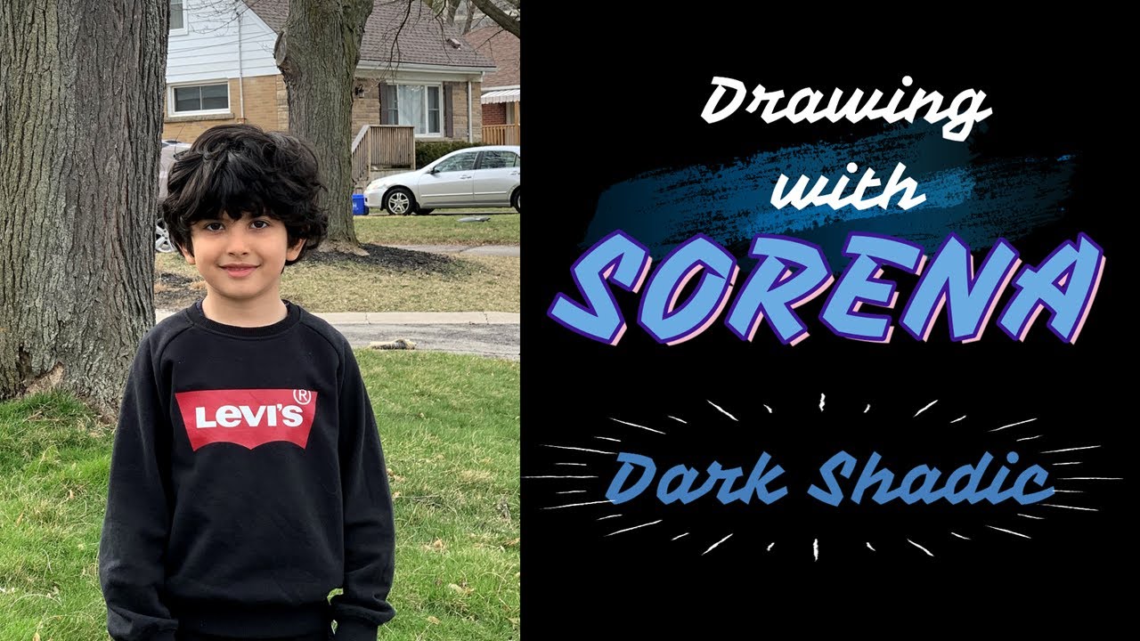 Learn How to Draw Dark Shadic the Hedgehog! - YouTube