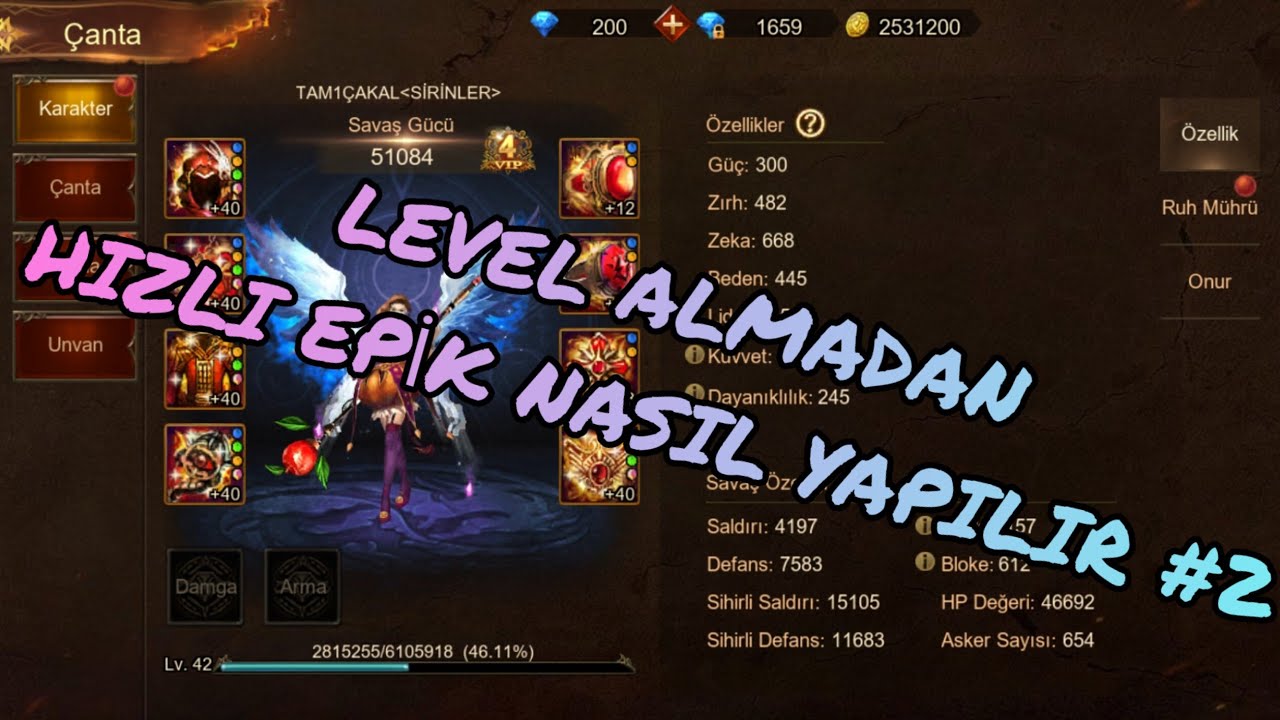 Level Almadan Hızlı Gelişme Taktikleri #2 / Wartune Ultra - YouTube