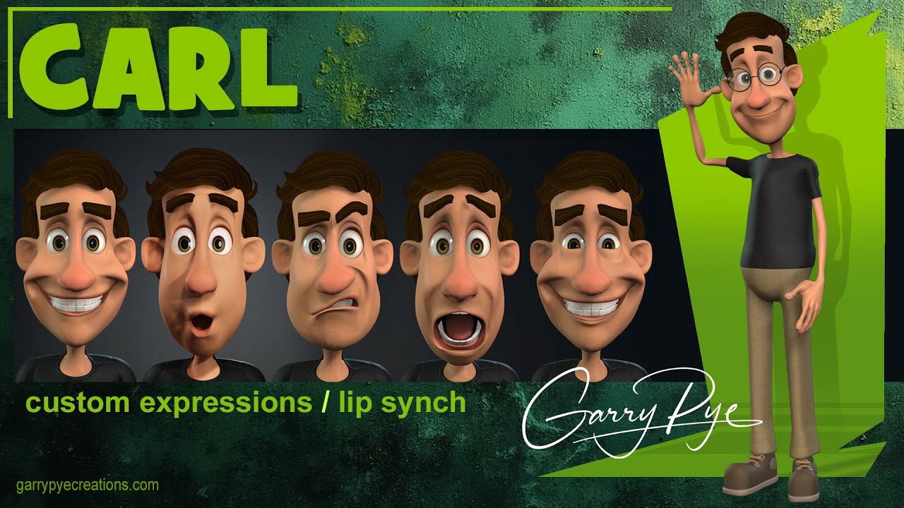 Carl Expressions & Lip Synch Trailer - YouTube