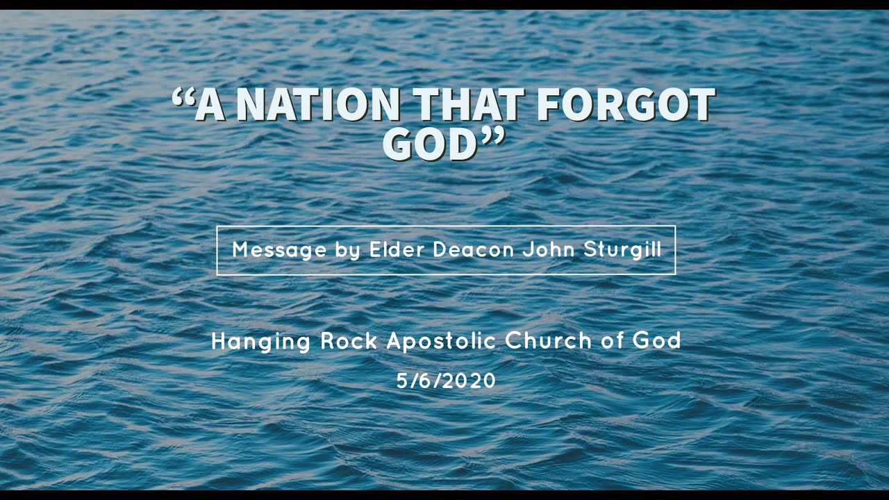 “A Nation That Forgot God” - YouTube