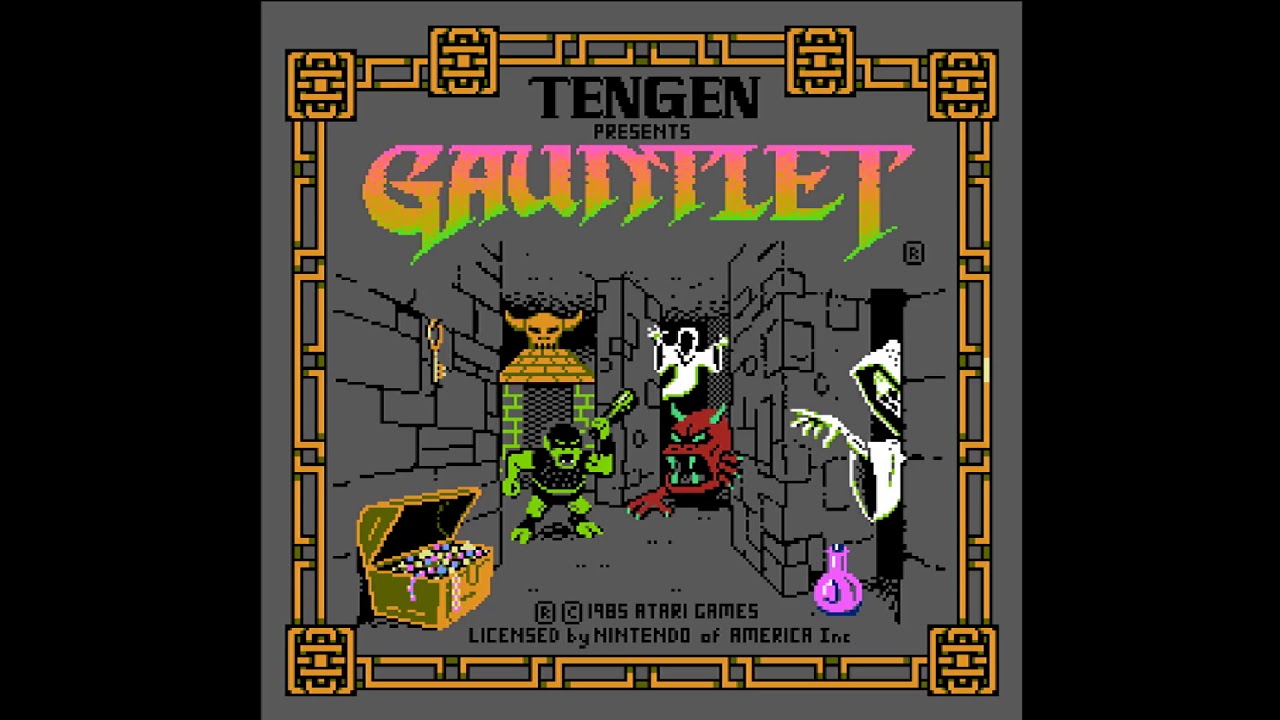 Gauntlet NES [Title Screen] - YouTube