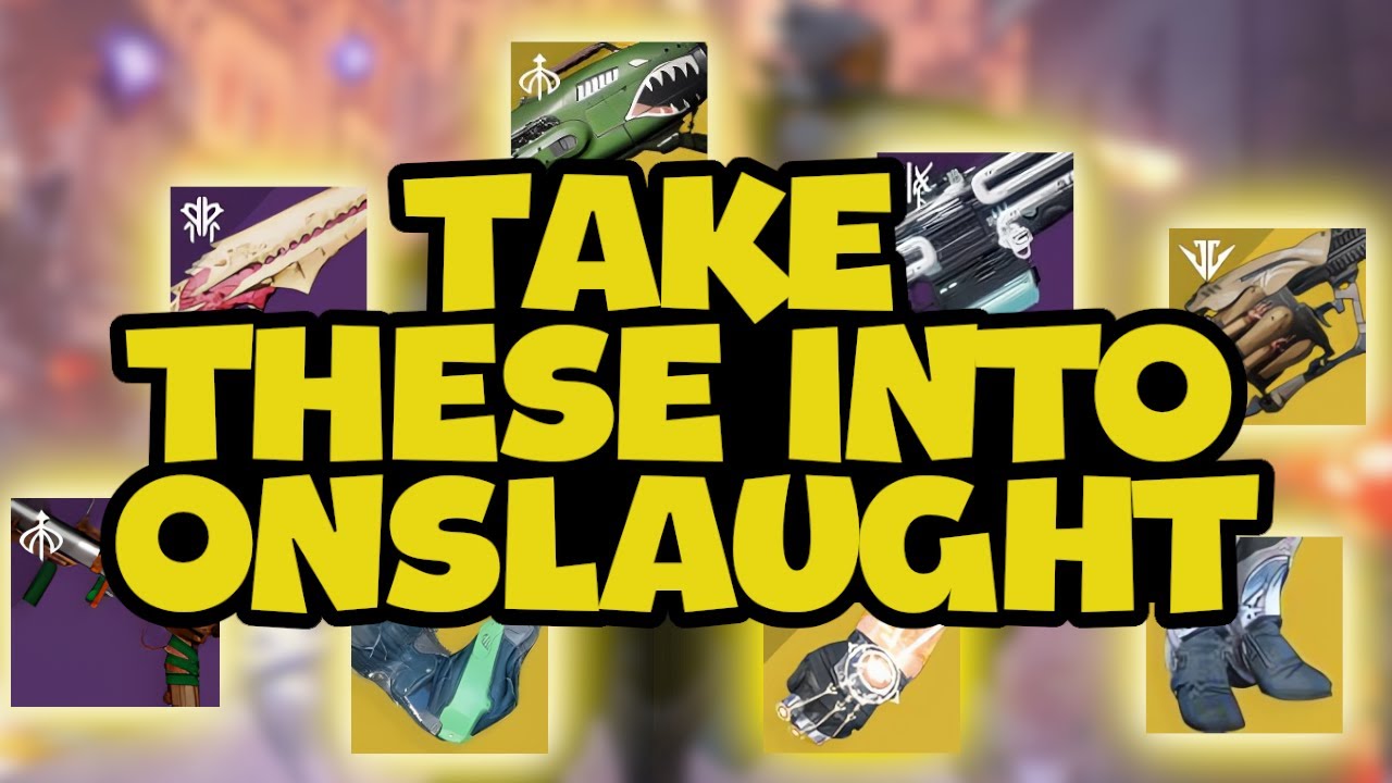 Everything You'll Need For Onslaught In 5 Minutes | Destiny 2 - YouTube
