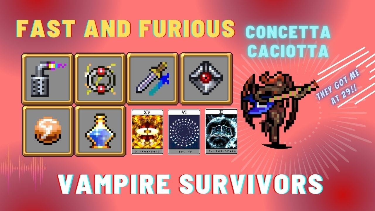 Fast and Furious | Vampire Survivors : Max curse | Concetta Caciotta ...