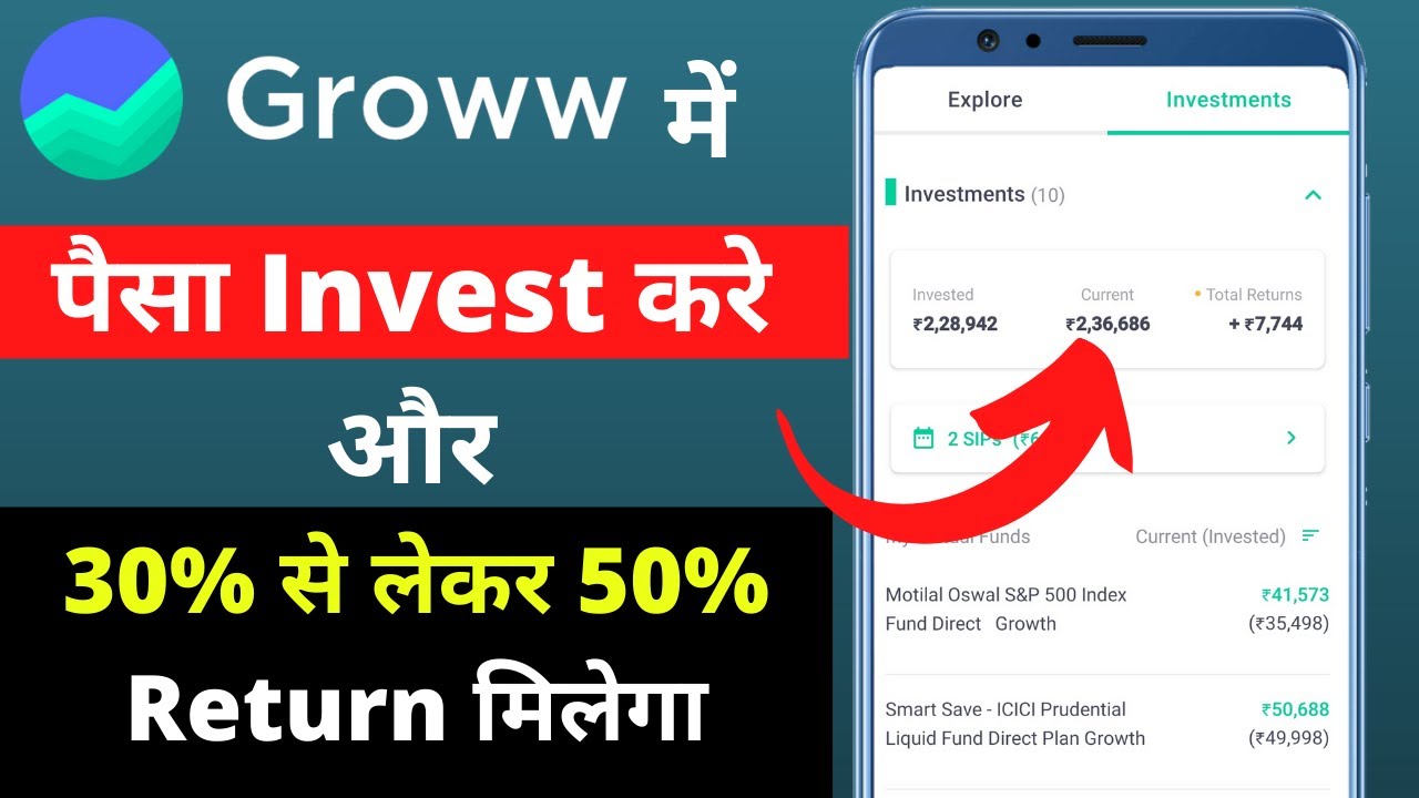 how to invest money in mutual funds for beginners through groww app ...