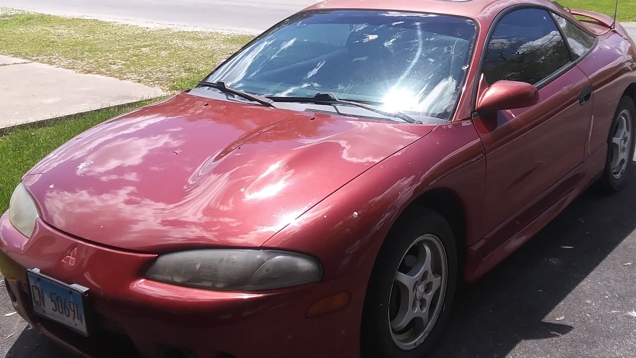 97 Mitsubishi Eclipse GS walkaround - YouTube