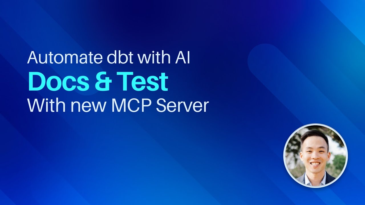 Automate dbt with AI, Docs & Test With new MCP Server - YouTube