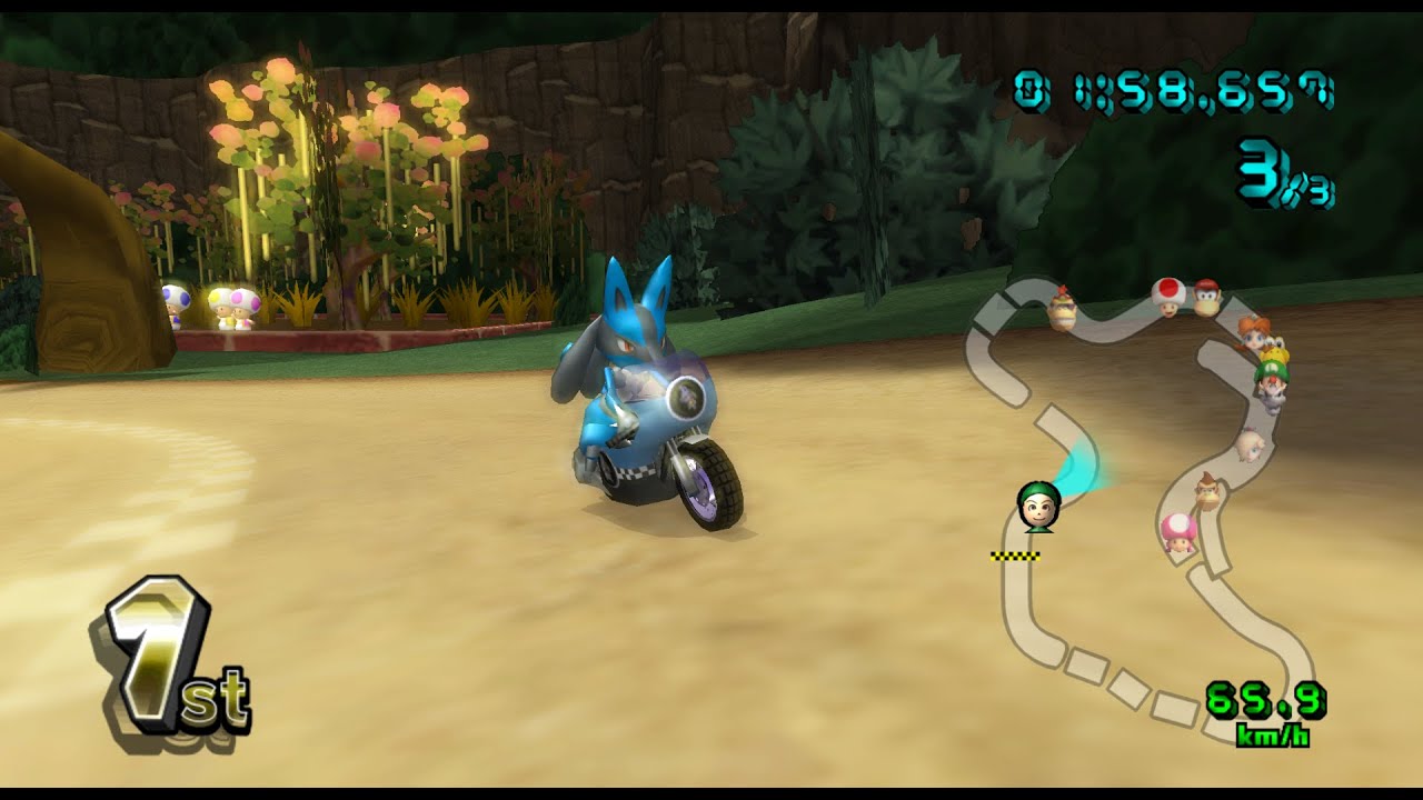 Mario Kart Wii Luminous CT Pack - Lucario Mod Gameplay (Part 14) - YouTube