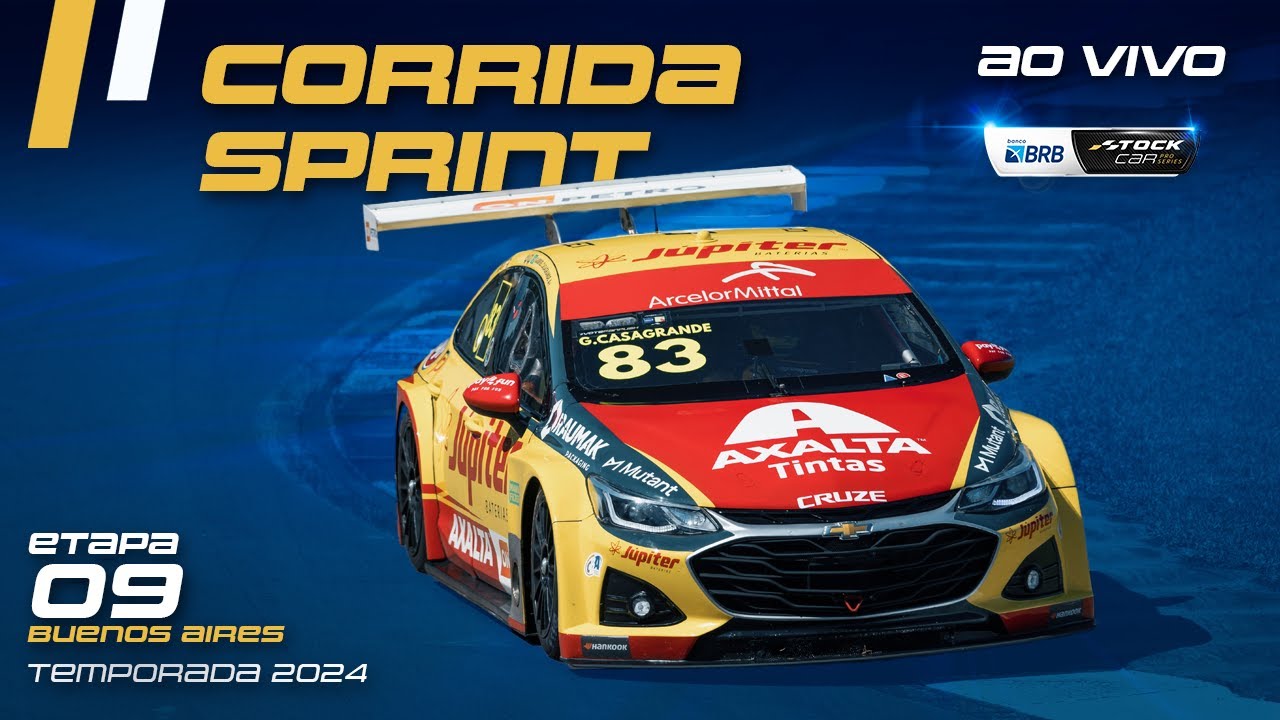 STOCK CAR BRB 2024 AO VIVO | 9ª ETAPA - CORRIDA SPRINT - BUENOS AIRES ...