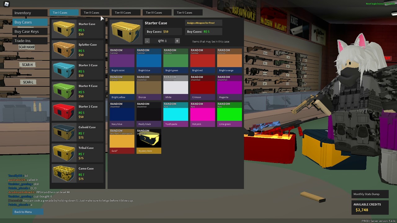 where are the creator cases? | phantom forces - YouTube