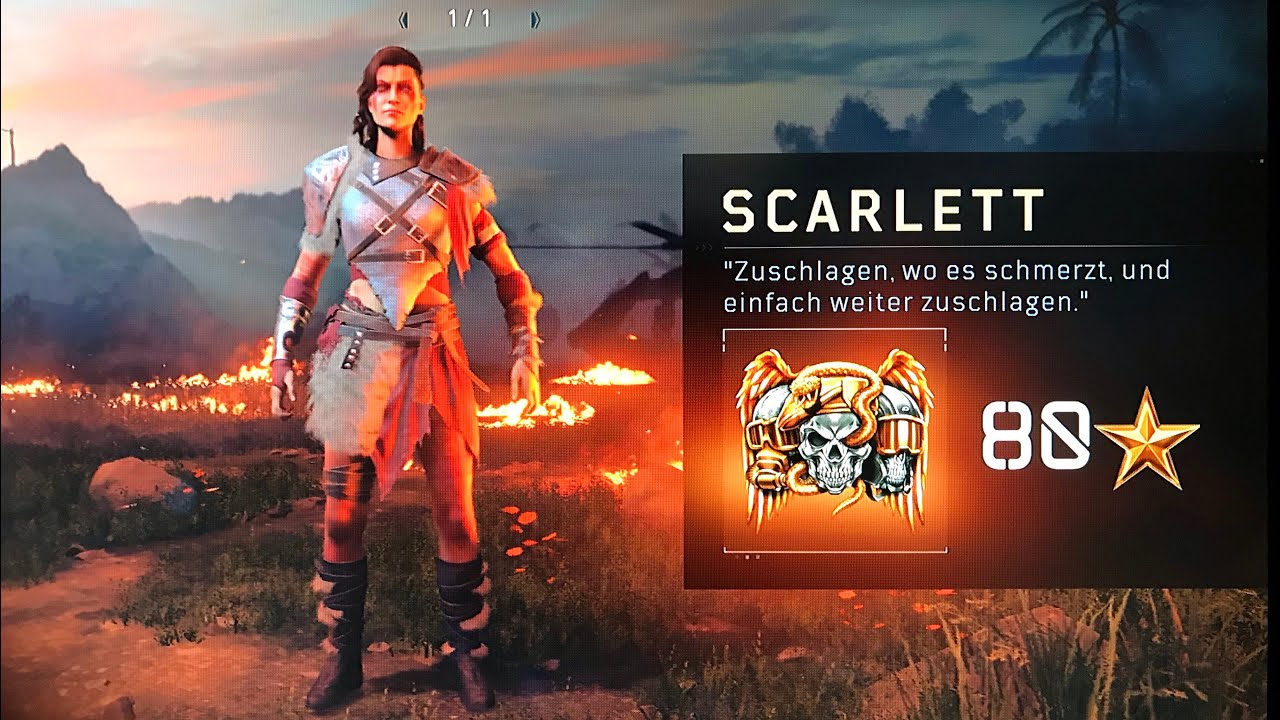 Scarlett (IX) freischalten ! Unlock Scarlett(IX)| Call of Duty Black ...