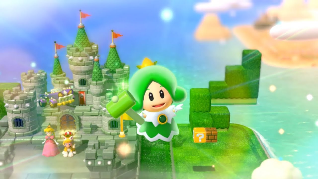 Super Mario 3d World two players first fairy - YouTube