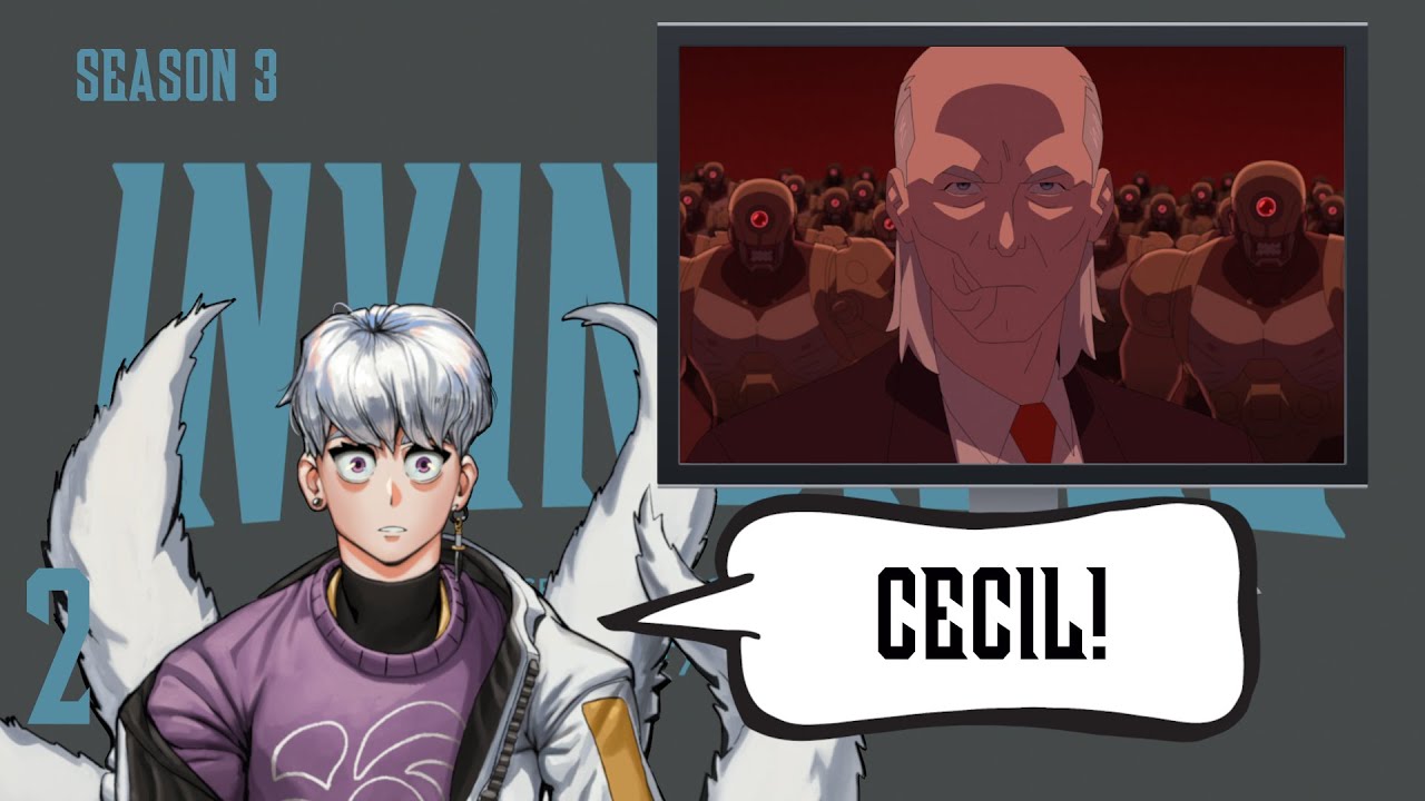 MARK vs CECIL! Vtuber REACTS to INVINCIBLE 3x02 - YouTube
