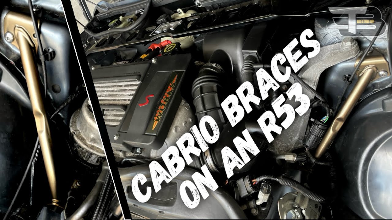 R53 How to fit cabrio strut braces to your Mini R50 JCW GP One Cooper ...