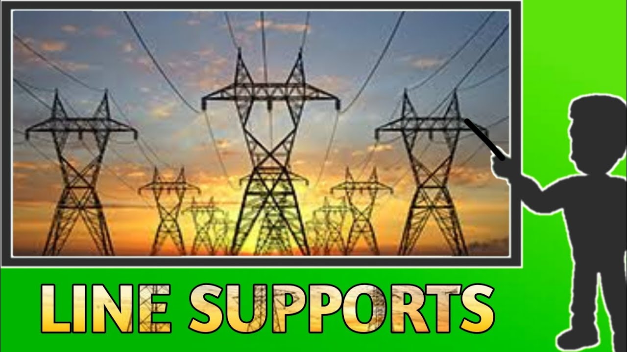 LINE SUPPORTS | TRANSMISSION LINE POLES | POLES - YouTube