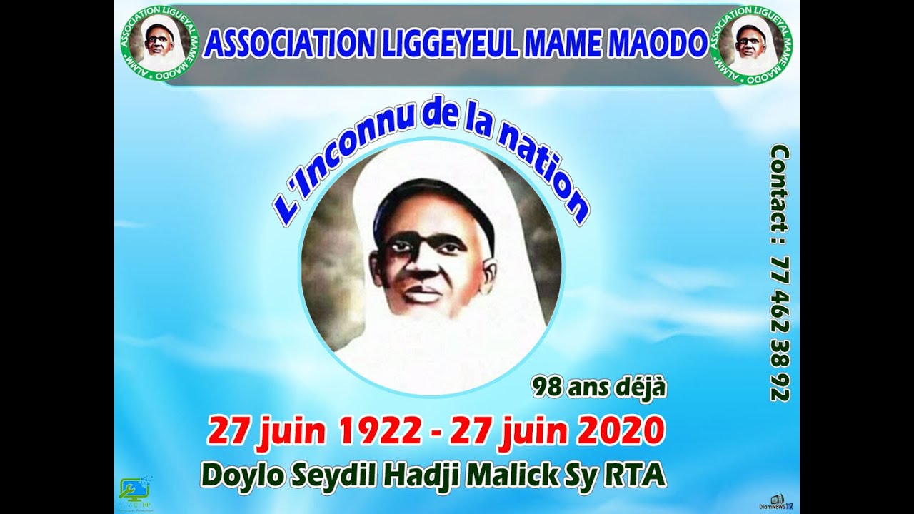 Hommage à Mame Maodo Malick Sy 98ans Deja - YouTube