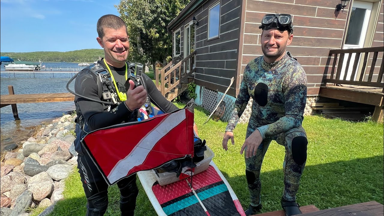 Lake Metonga dive with Ryan Ruebl, at Charlie’s. 🤿🧜‍♀️ - YouTube