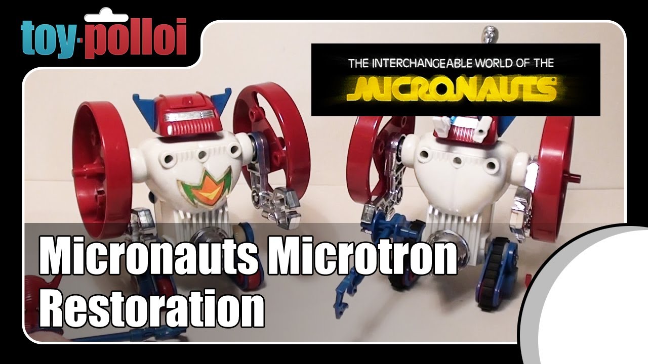 Vitnage Micronauts Microtron restoration - Toy Polloi - YouTube