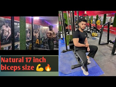 Biceps size kasa gain kare | 17;inch biceps natural - YouTube