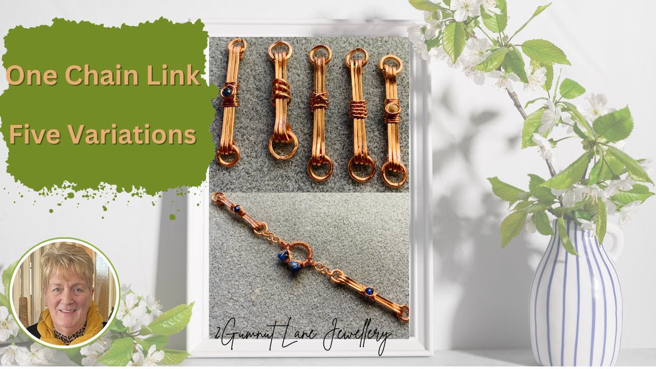 One Chain Link With 5 Unique Variations of this Square Wire 3-Bar Chain ...