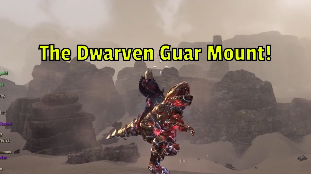 Free Dwarven Crate! The Dwarven Guar Mount! - YouTube