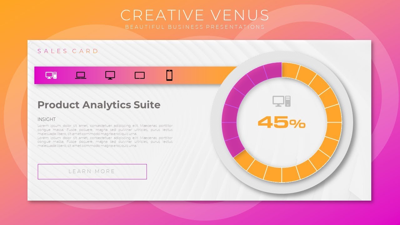 How To Create a Beautiful Doughnut Chart Based KPI Report in Microsoft ...
