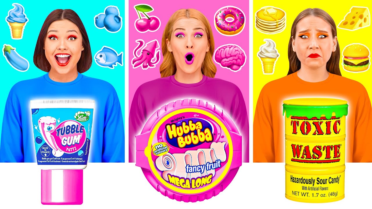 Food of The Same Colors Challenge | Prank Wars by ChallengeTeen - YouTube