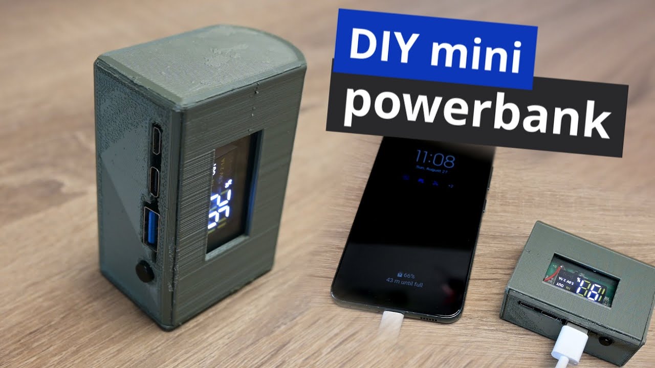 DIY mini Power Bank with recycled PCB and 18650 batteries - 6000 mah ...