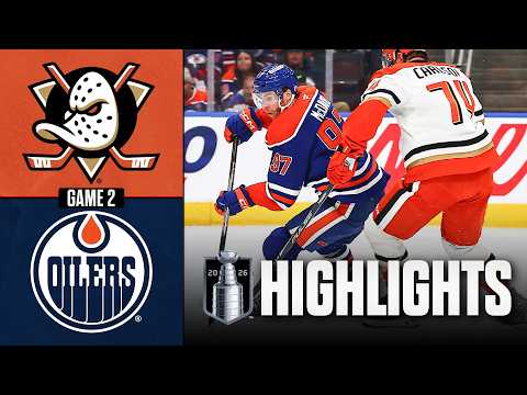 Ducks vs. Oilers | NHL Playoff Highlights | Game 2 | April 22, 2026