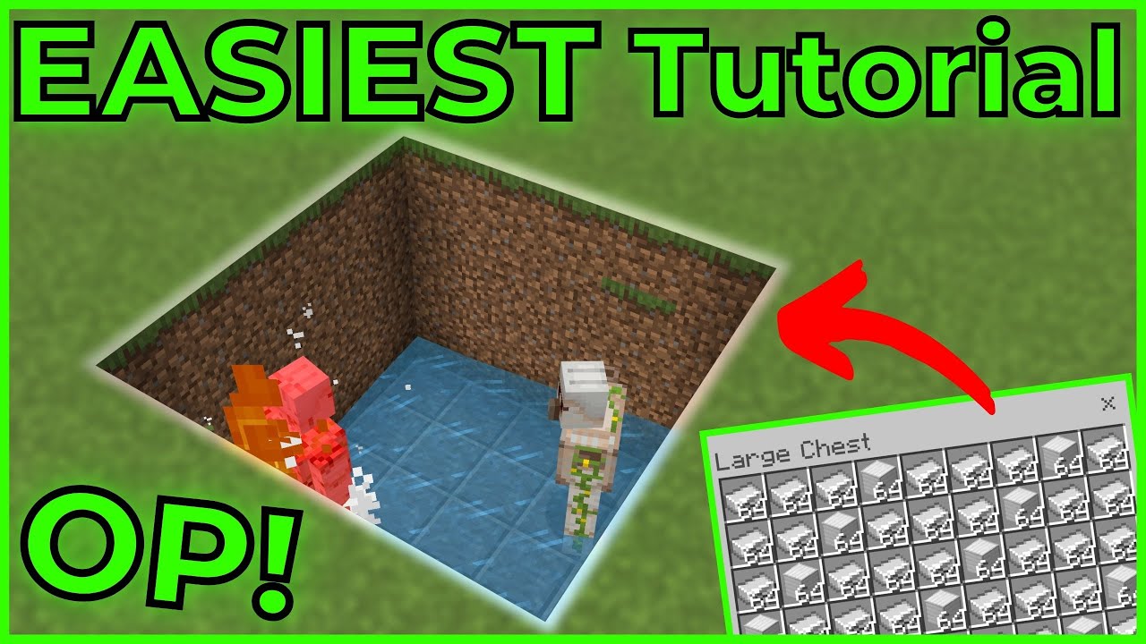 INSANE 1.21 IRON FARM for MINECRAFT BEDROCK Edition | EARLY GAME IRON ...