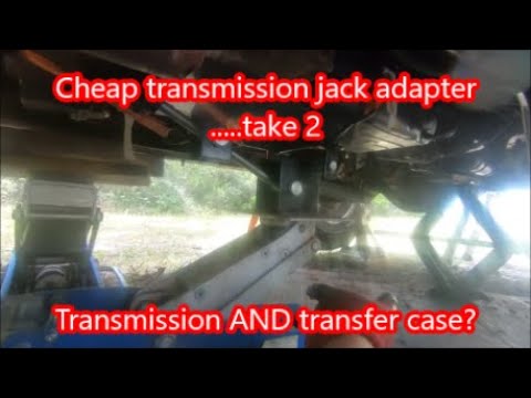 Cheap transmission jack adapter test #2 -- will it work on a 4x4 ...